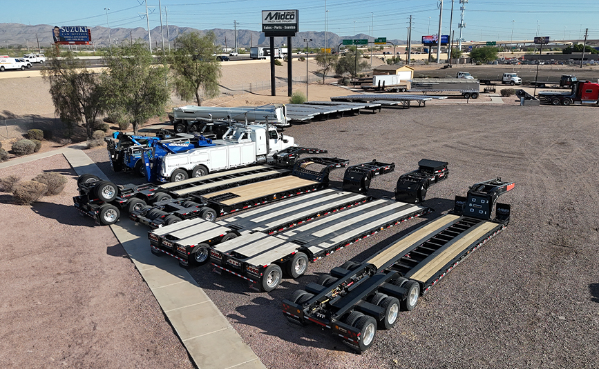 Lowboy Trailers for Sale | Heavy Haul Lowboys at Midco Sales